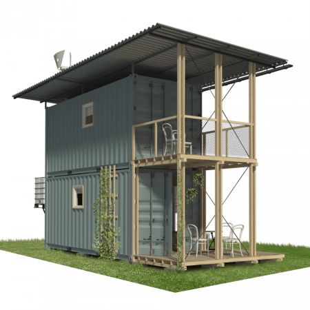 2 Story Shipping Container Home Plans