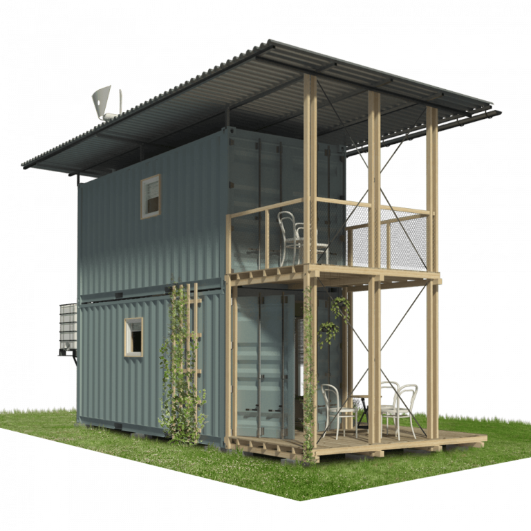2 Story Shipping Container Home Plans