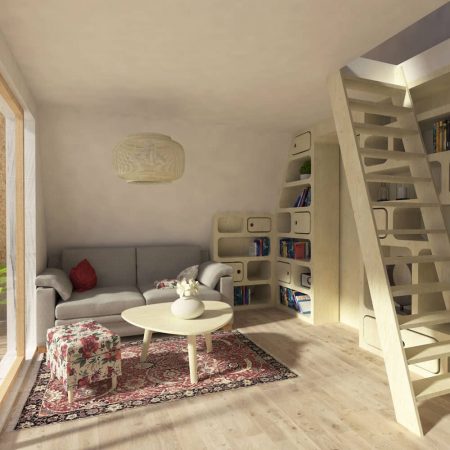 A-Frame Cabin Plans with Loft