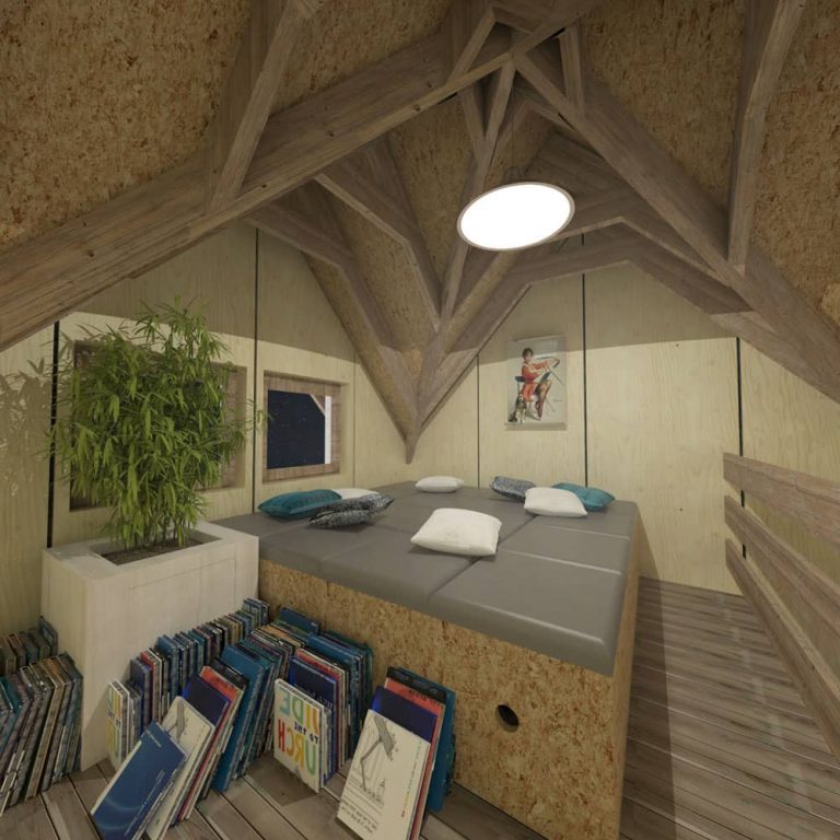 Small Cottage Plans with Loft and Porch