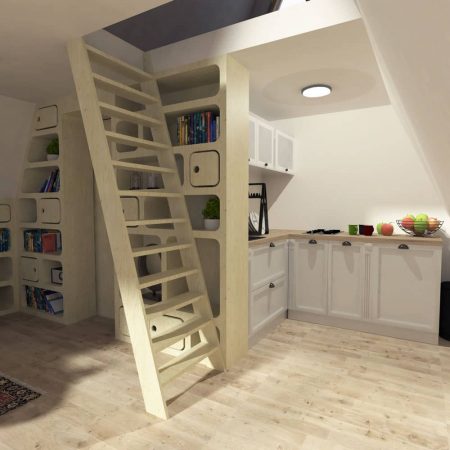 A-Frame Cabin Plans with Loft