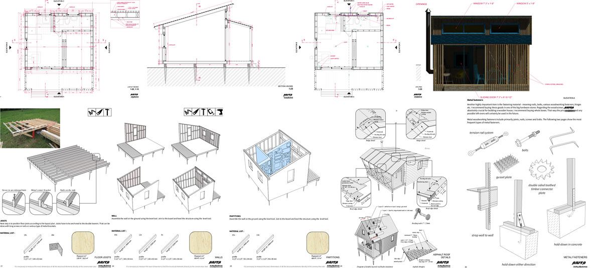 Clerestory Cabin Plans
