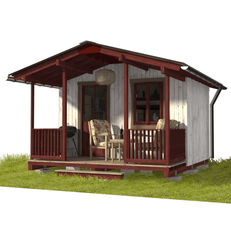 Square Cabin Plans - Pin-Up Houses