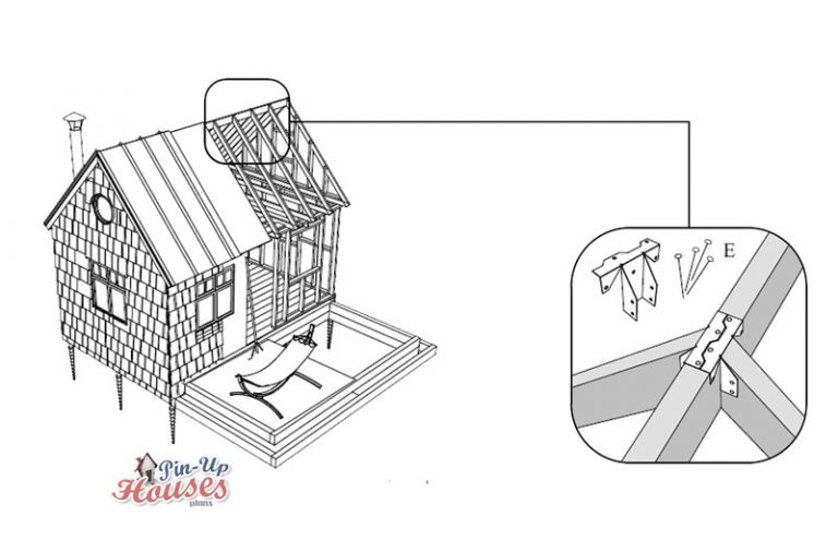 How to Build a Gable Roof | Gable Roof Structure | Roof Rafters | Small ...