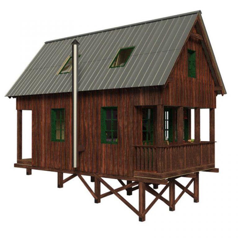 Small House Plans with Gable Roof