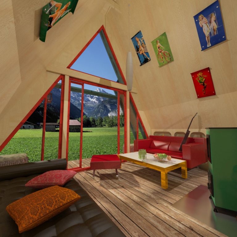 A Frame Tiny House Plans