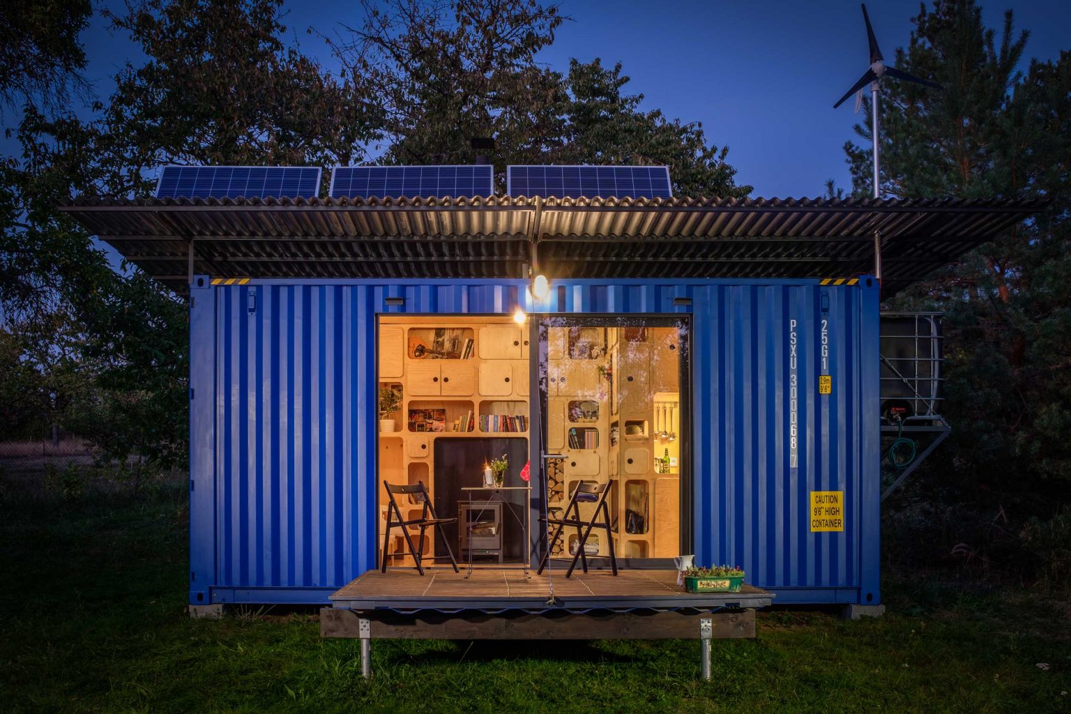 Off Grid HC Container House Plans