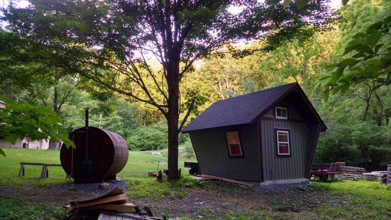 Pentagon Cabin Plans