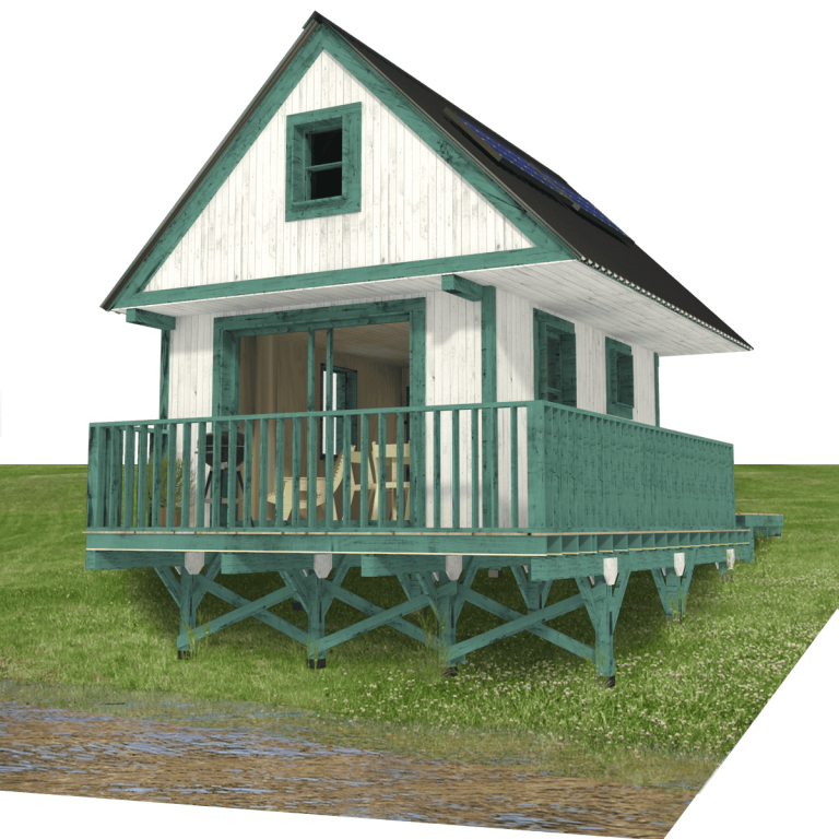 Cabin Plans with Loft, Micro Home Plans with Loft, DIY