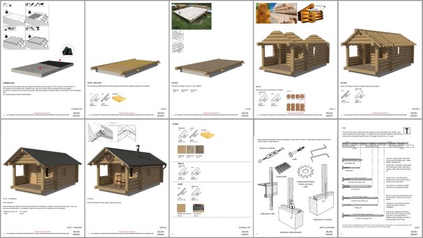 Trapper Cabin Plans - Pin-Up Houses