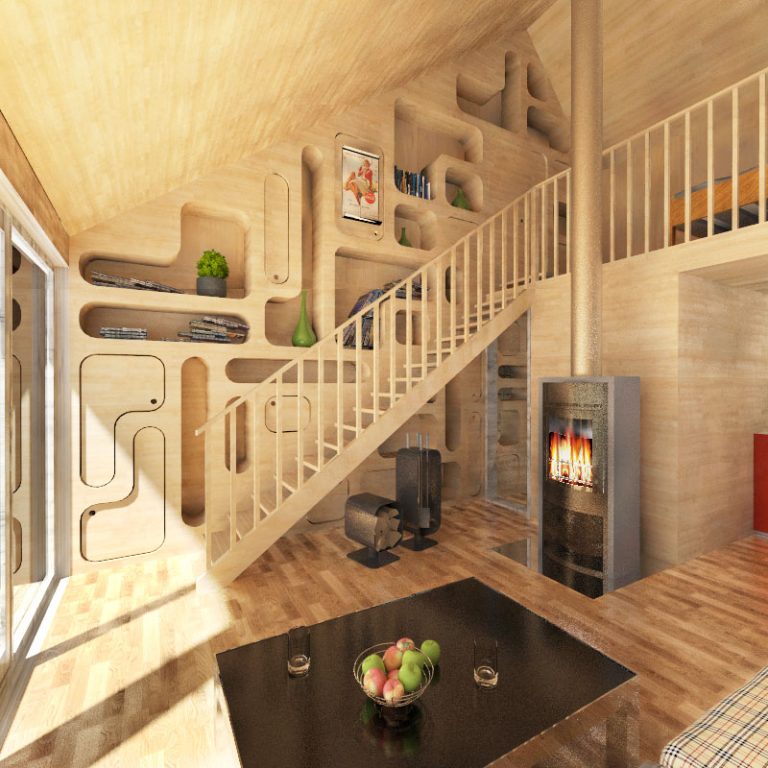 Small Saltbox House Plans