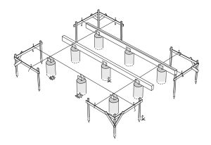How to Set Out Small House Foundation | Foundation Construction | Types ...