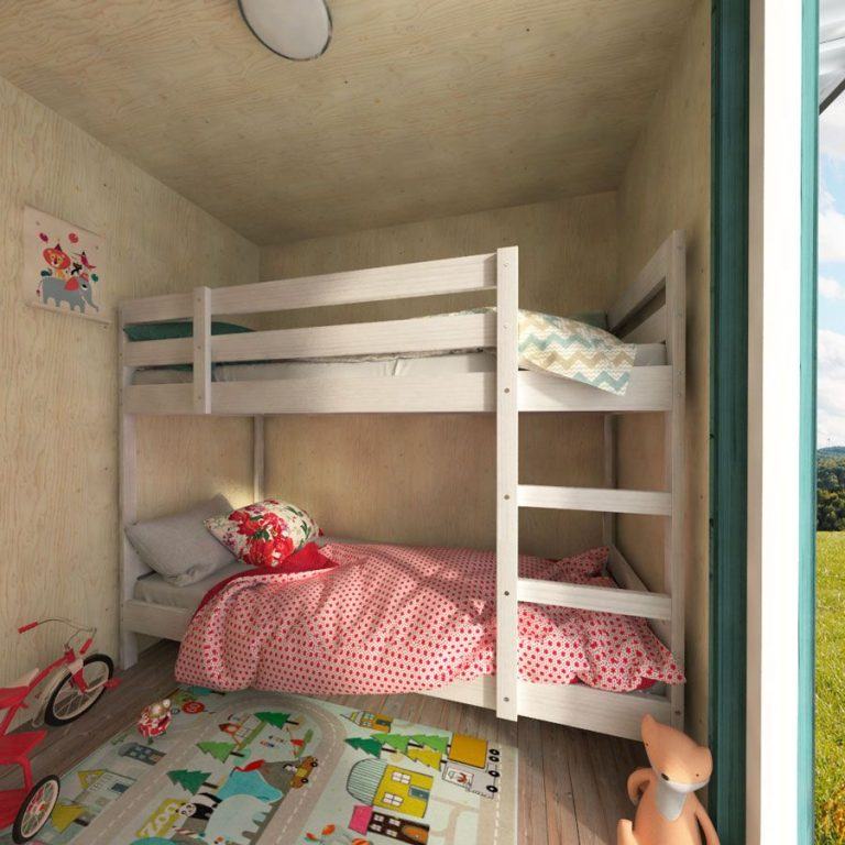 40ft Shipping Container House Floor Plans with 2 Bedrooms