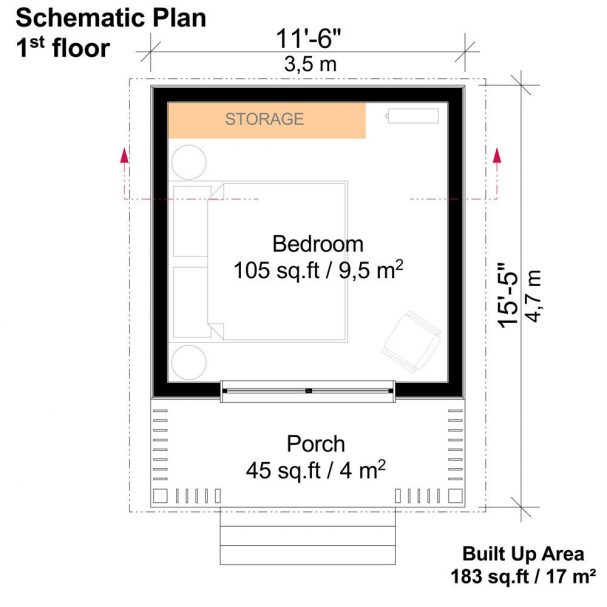 Small Modern Cabin Plans