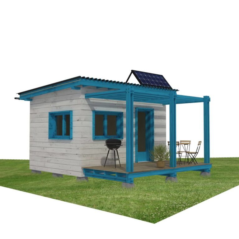 Small Off-Grid Cabin Plans- Pin-Up Houses
