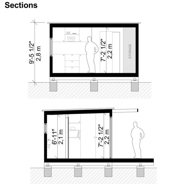 Pod Cabin Plans - Pin-Up Houses
