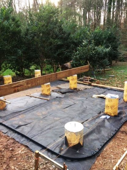 How to Set Out Small House Foundation | Foundation Construction | Types ...