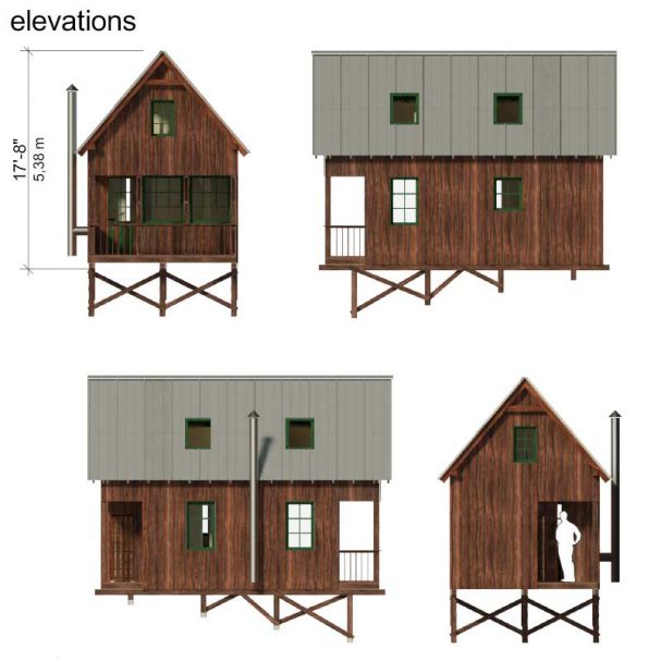 Small House Plans with Gable Roof