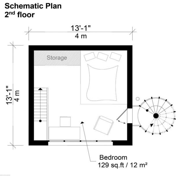 Small Tower House Plans