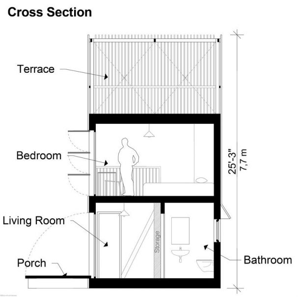 Small Tower House Plans