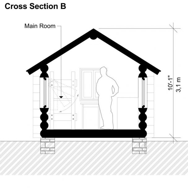 Trapper Cabin Plans - Pin-Up Houses