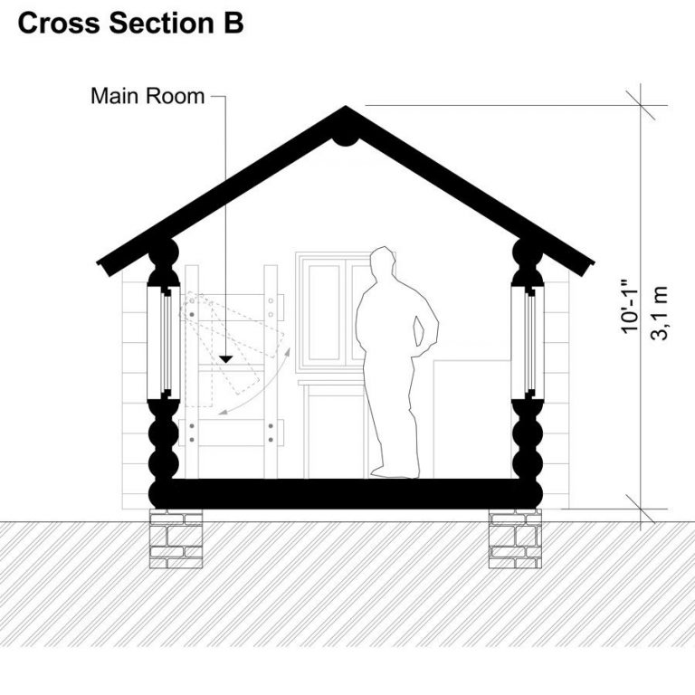 Trapper Cabin Plans - Pin-Up Houses