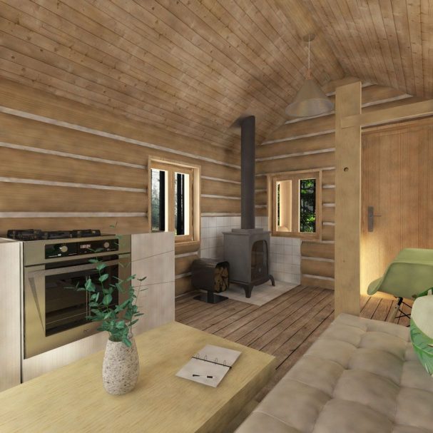 Trapper Cabin Plans - Pin-Up Houses