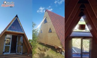 How to Build an A-Frame Small House – Part 2 - Small Wooden House Plans ...