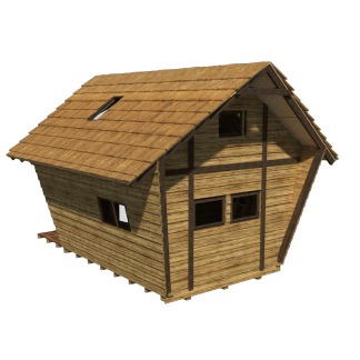 Pentagon Cabin Plans