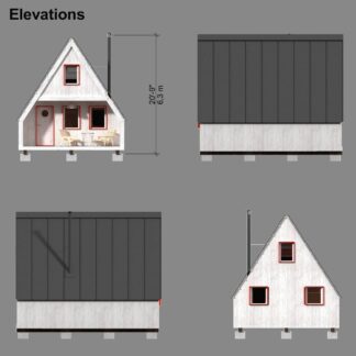 A-Frame Weekender Cabin Plans