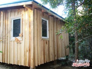 Cabin Bettie Built in Indiana | Small Cabin Designs | OSB Boards ...